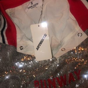 Shane Justin | Dresses | With Tags Shane Justin Runway Sequins Silver ...